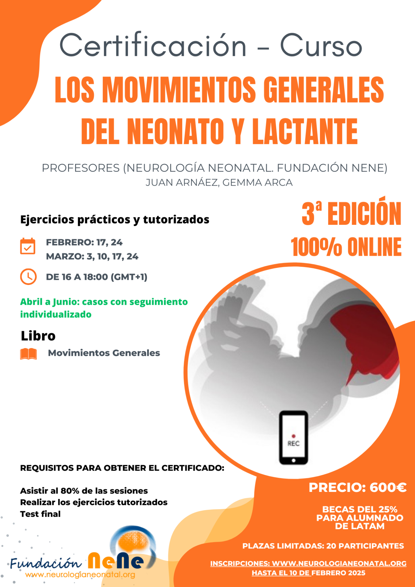 Curso: Los movimientos Generales del Neonato y Lactante